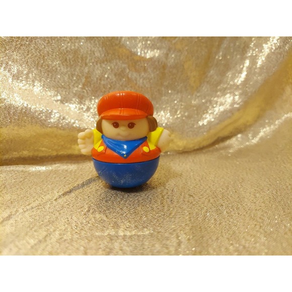 Playskool | Toys | Vintage Weebles Train Conductor Engineer 987 ...